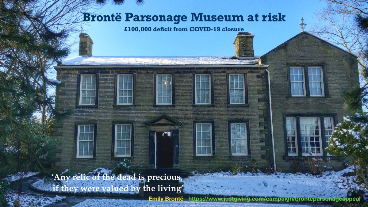 Brontë Parsonage Museum Fund Raising Appeal | Mike Finn's Fiction