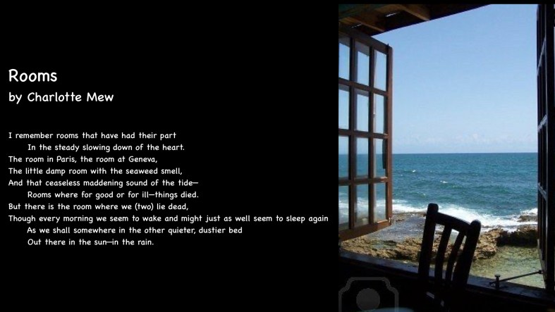 Some thoughts on ‘Rooms’ by Charlotte Mew and on the resonance of other ...
